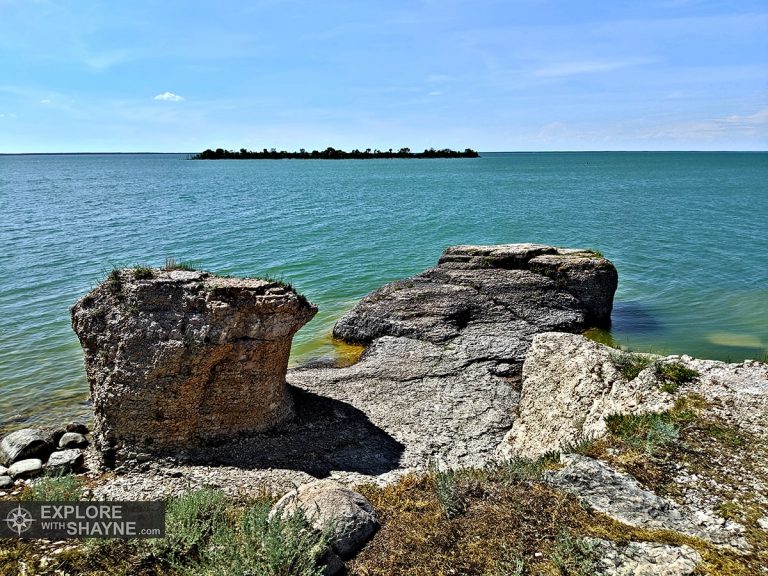 Little Known Limestone Caves and Cliffs Hidden along Lake Manitoba’s ...